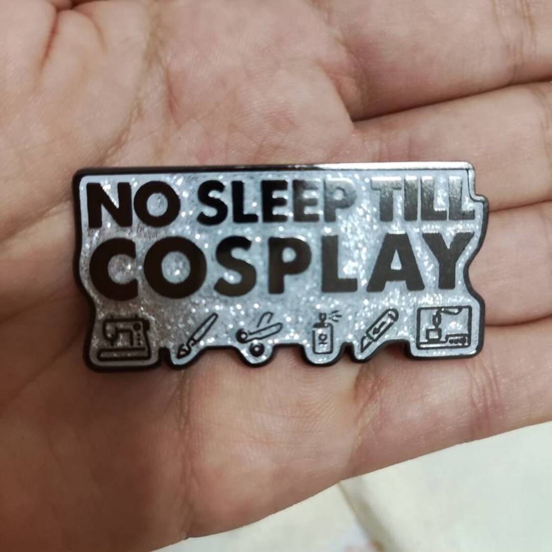 No Sleep Till Cosplay Enamel Pin - Etsy