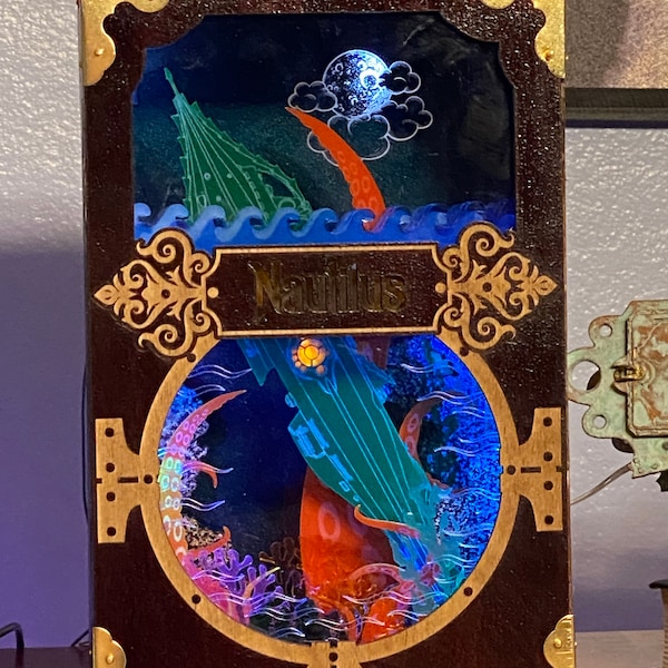 Nautilus Book Nook - Etsy
