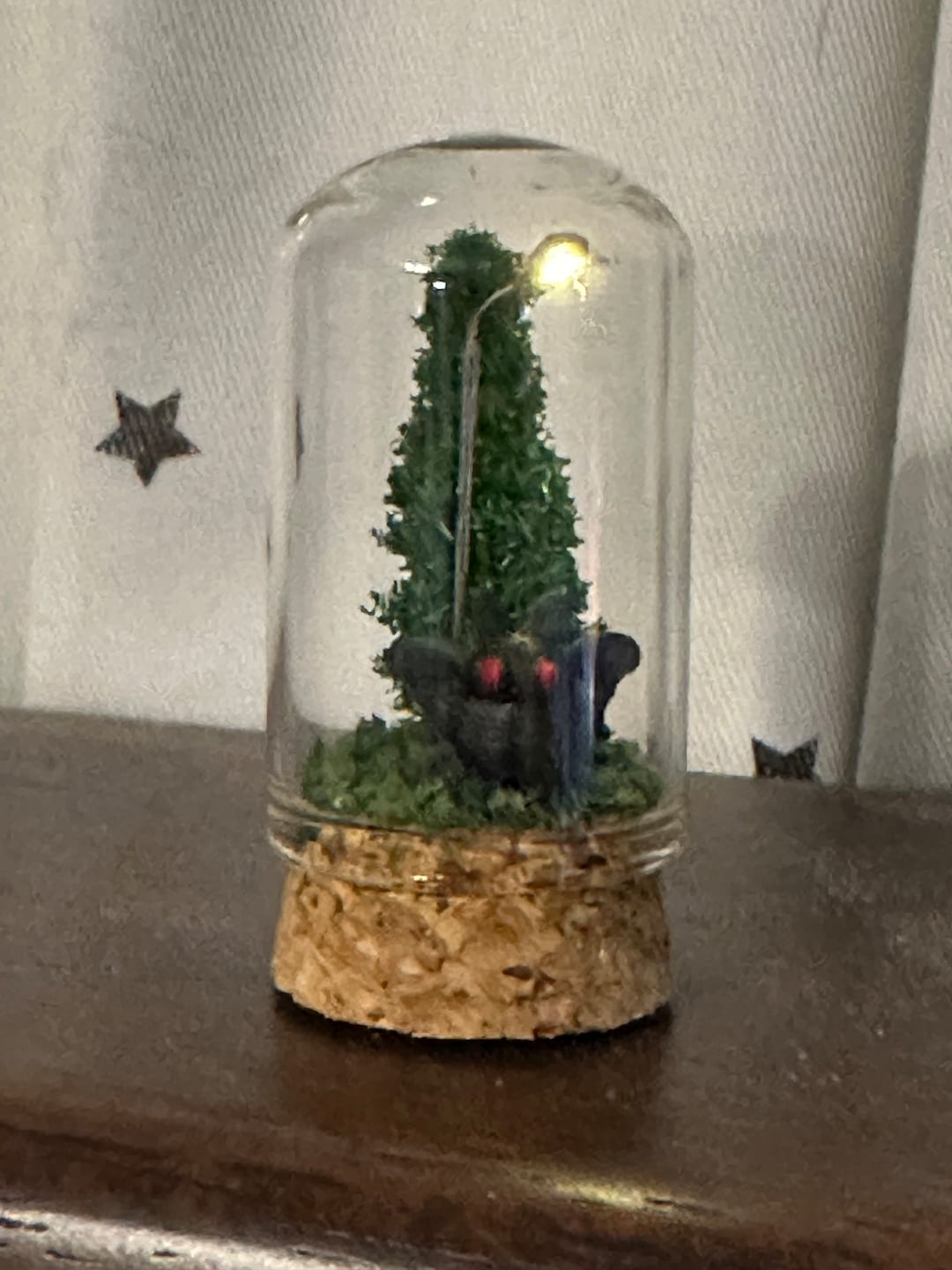 2” Mini Mothman Diorama, Light Up, Cryptid, Diorama, Moth Man, Pet ...