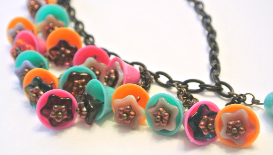 Vintage Fantasy Bell Necklace - Etsy