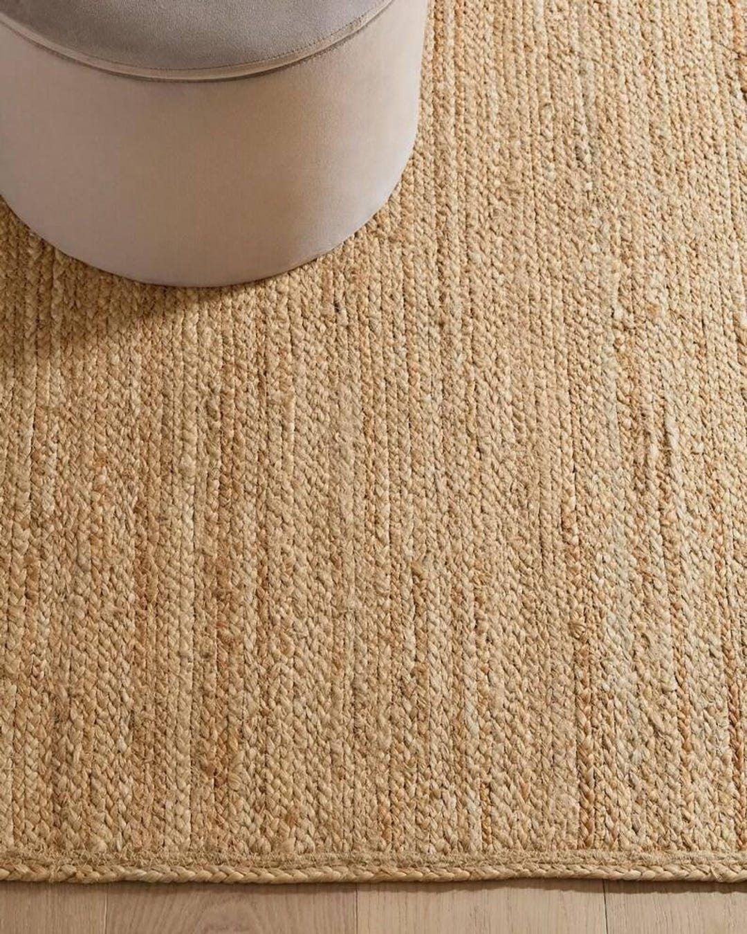 Natural Jute Rug Eco Friendly Jute Braided Rug Bohemian Rectangular ...