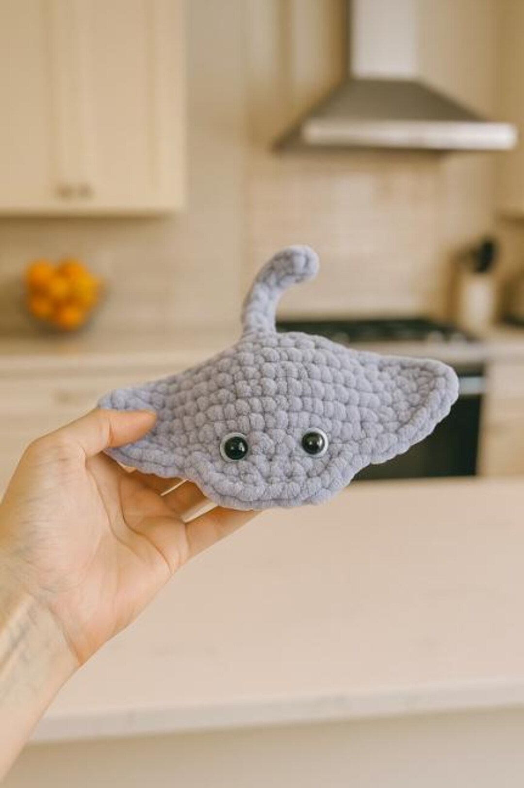 Stingray Sewing Pattern PDF – Easy Soft Plush Toy Tutorial, DIY Ocean ...