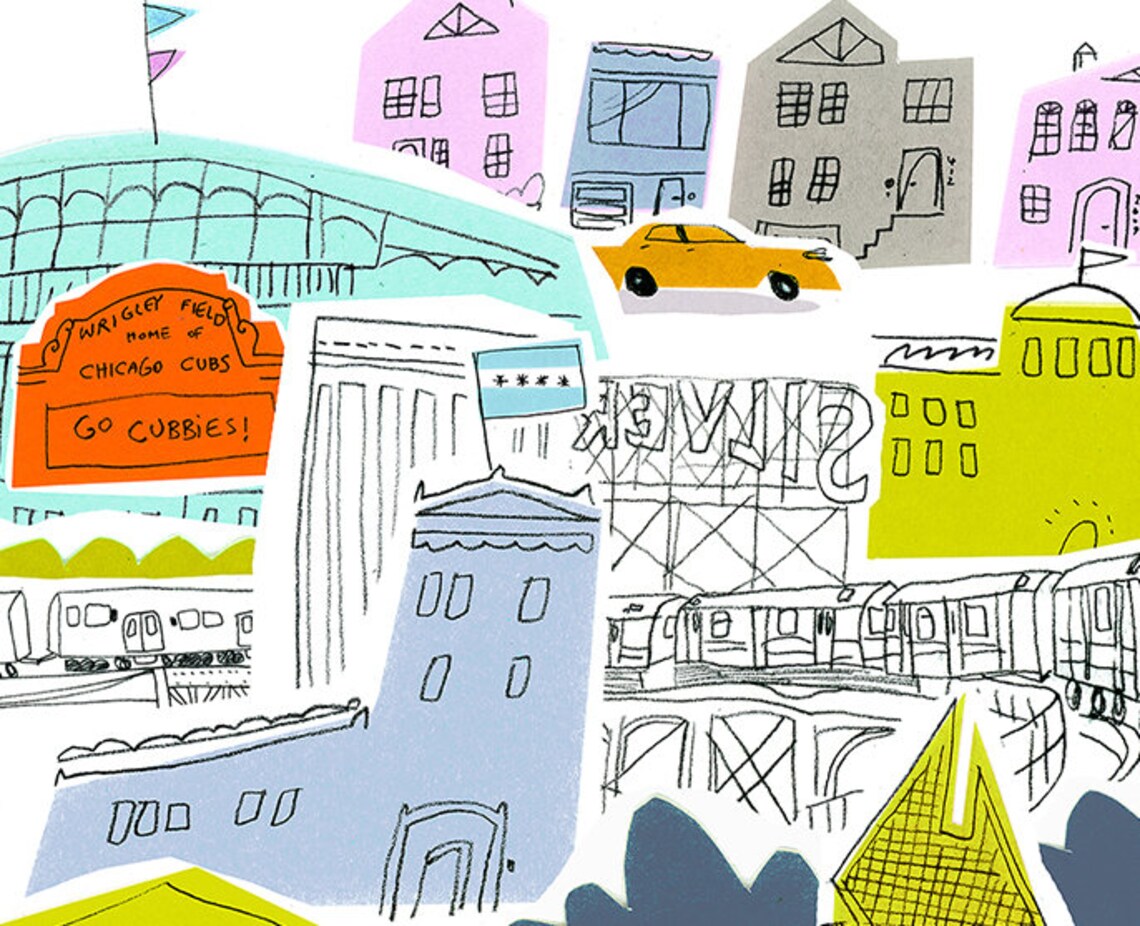 Cityscape, Chicago, Windy City, Chicago Print, Chicago Wall Art ...