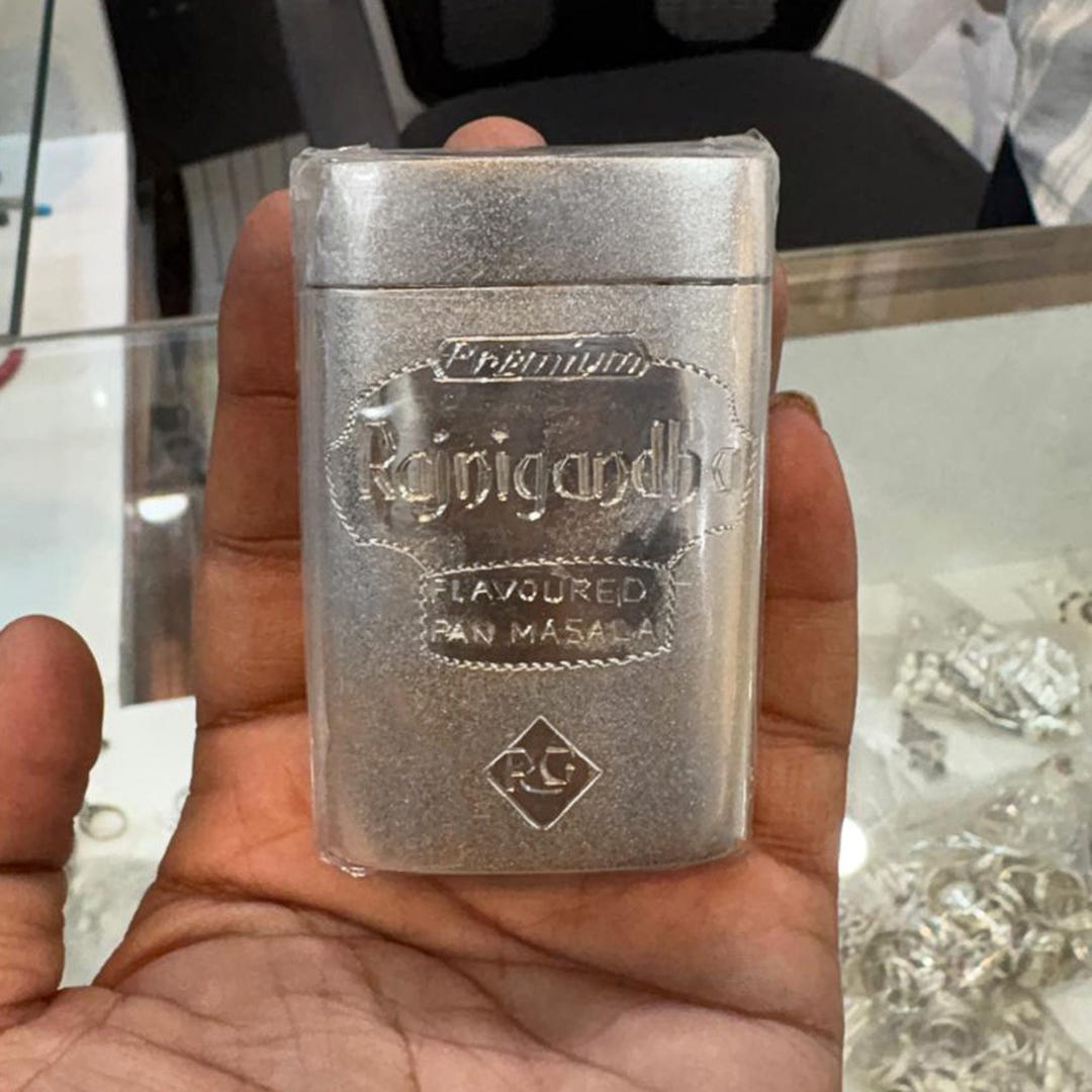 Rajanigandha Pan Masala Box Handmade 925 Sterling Silver Trinket Box - Etsy