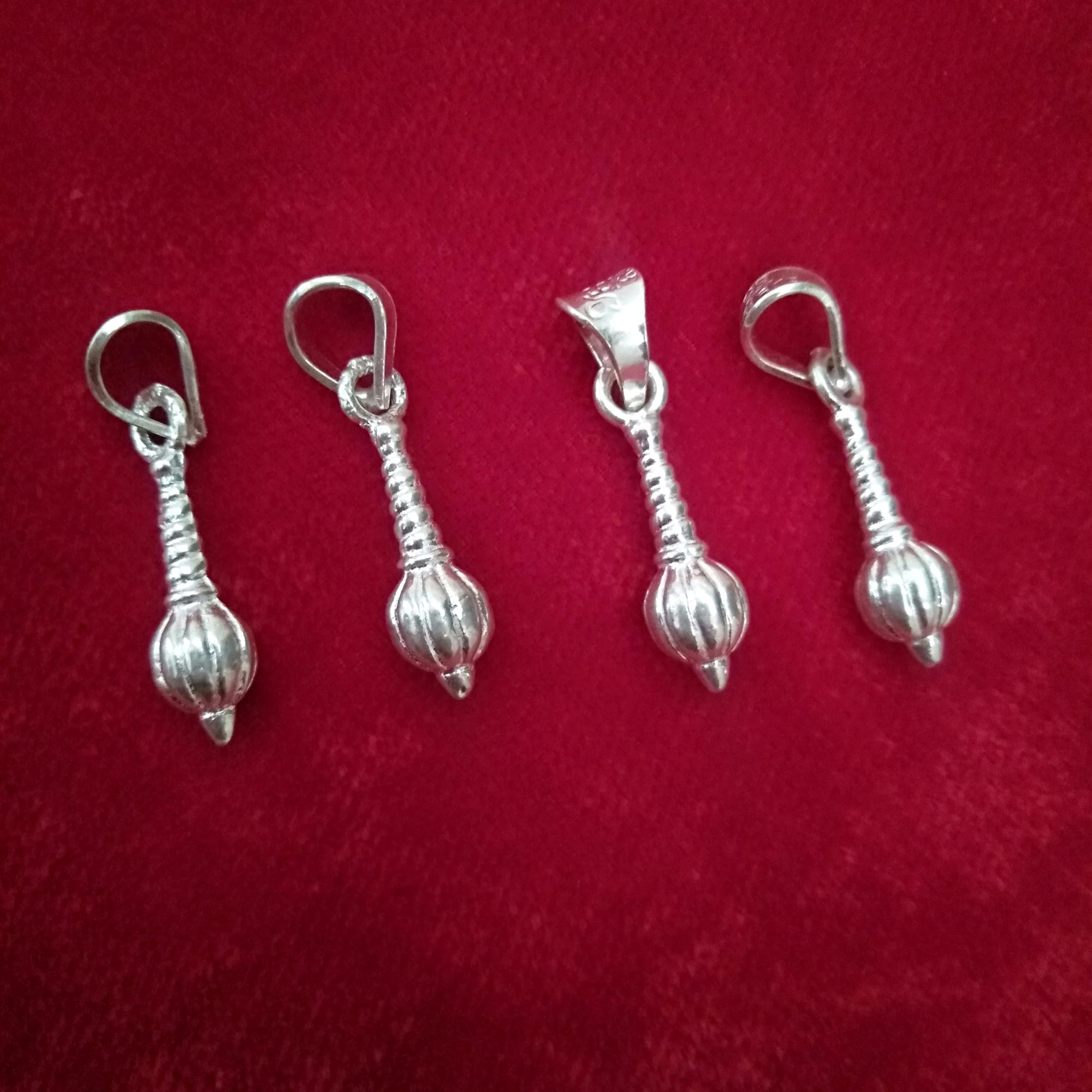 Lord Hanuman Gada Mace Pendant 925 Sterling Silver Divine Locket for ...
