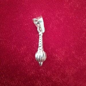 Lord Hanuman Gada Mace Pendant 925 Sterling Silver Divine Locket for ...