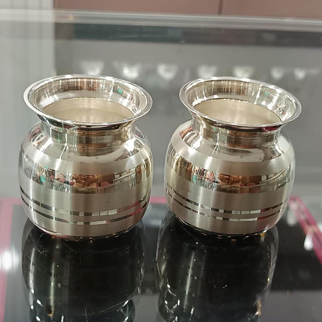 999 Pure Silver Kalash or Lota Pooja Pot Silver Utensils Gift - Etsy