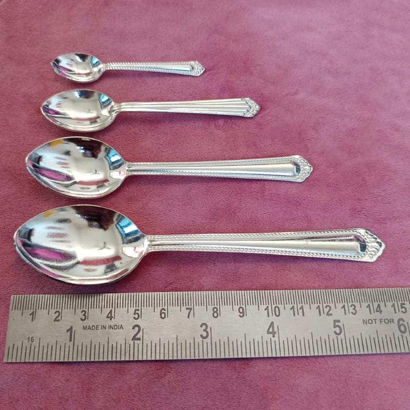 Silver Spoons Hallmarked - Etsy UK