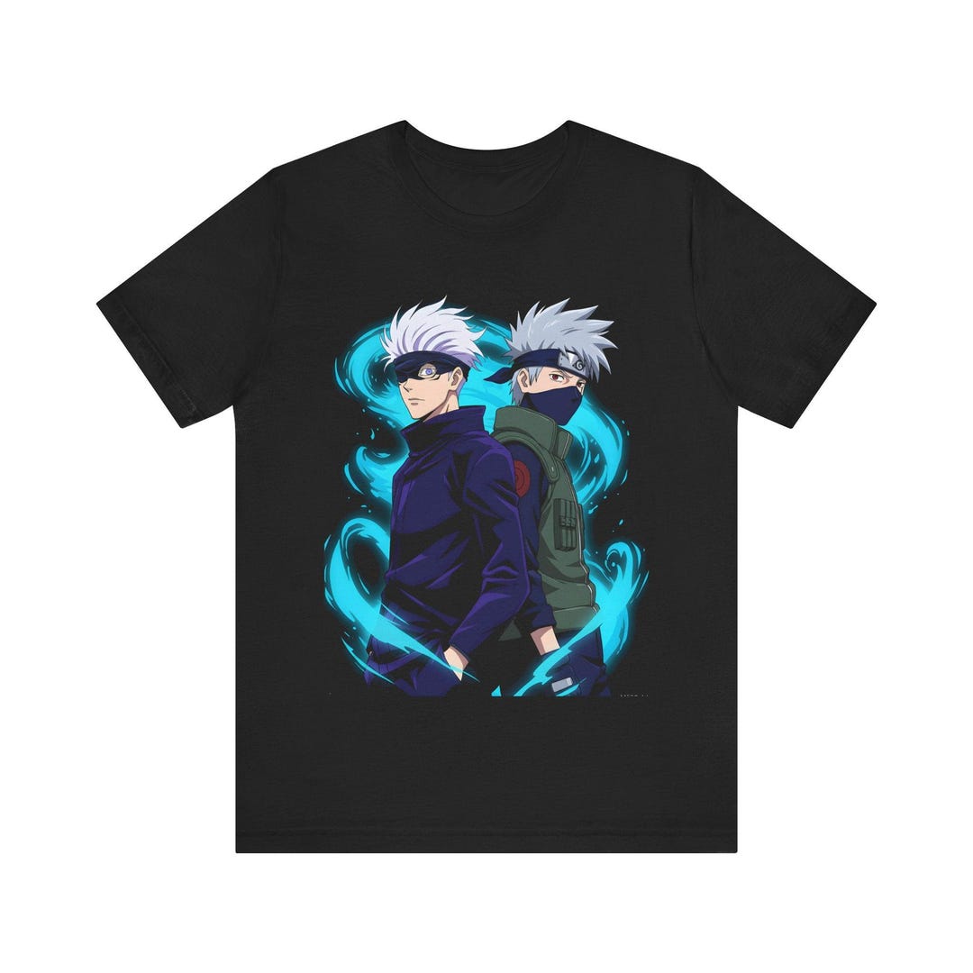 Satoru Gojo X Kakashi Anime Crossover Graphic Tee - Etsy
