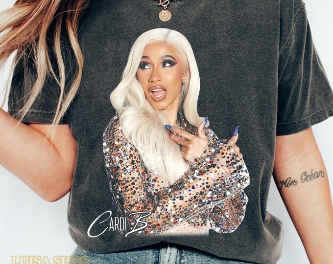 Comfort Colors Cardi B T-shirt, Cardi B Little Miss Drama Tour, Vintage ...