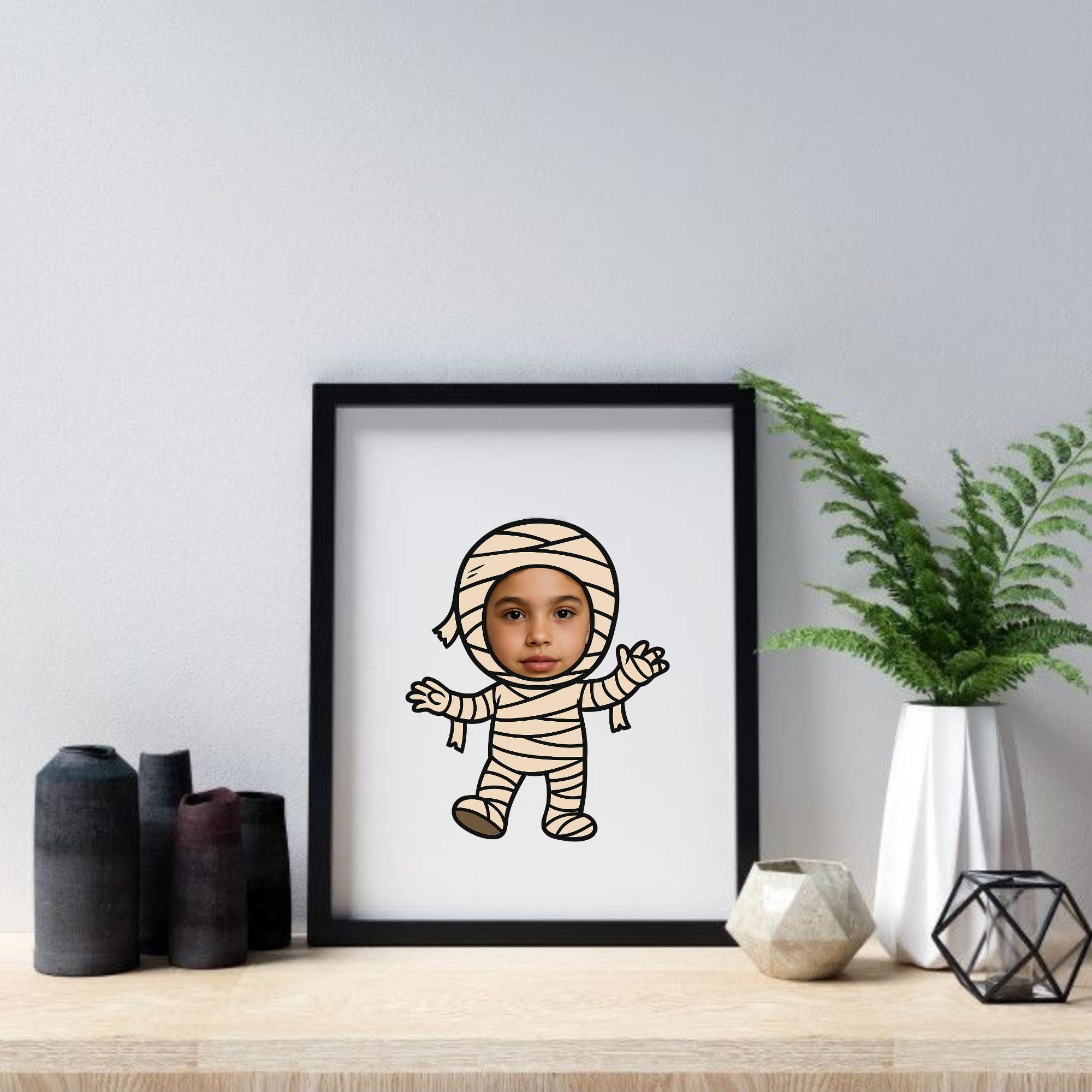 Halloween Kids Costume SVG Bundle | Face Insert PNG Clipart | No Face ...