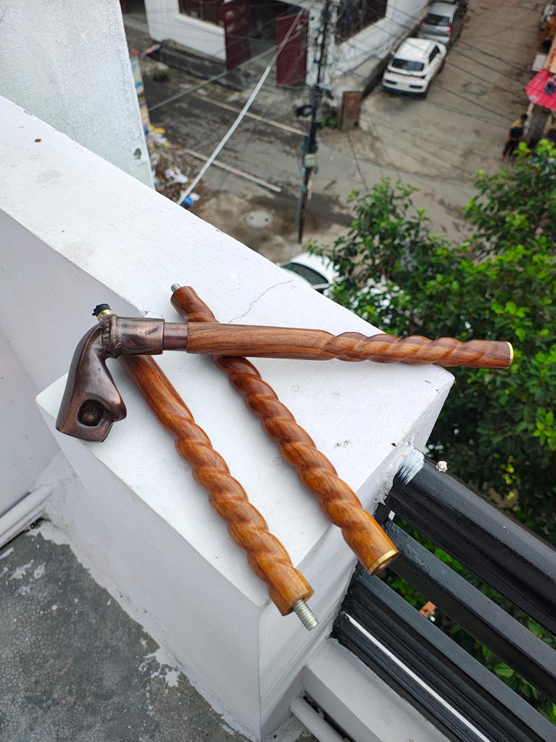 Hand Carved Wooden Walking Stick: Fist Grip Cane - Hardwood Mobility ...