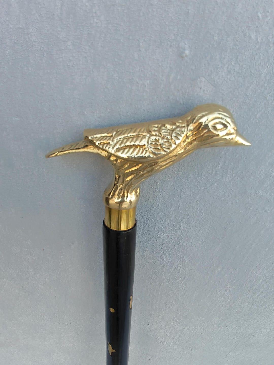 Handmade Brass Bird Head Walking Stick: Vintage Style Exotic Cane - Etsy