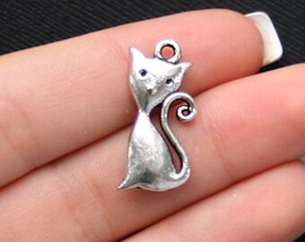 Cat charm | Etsy
