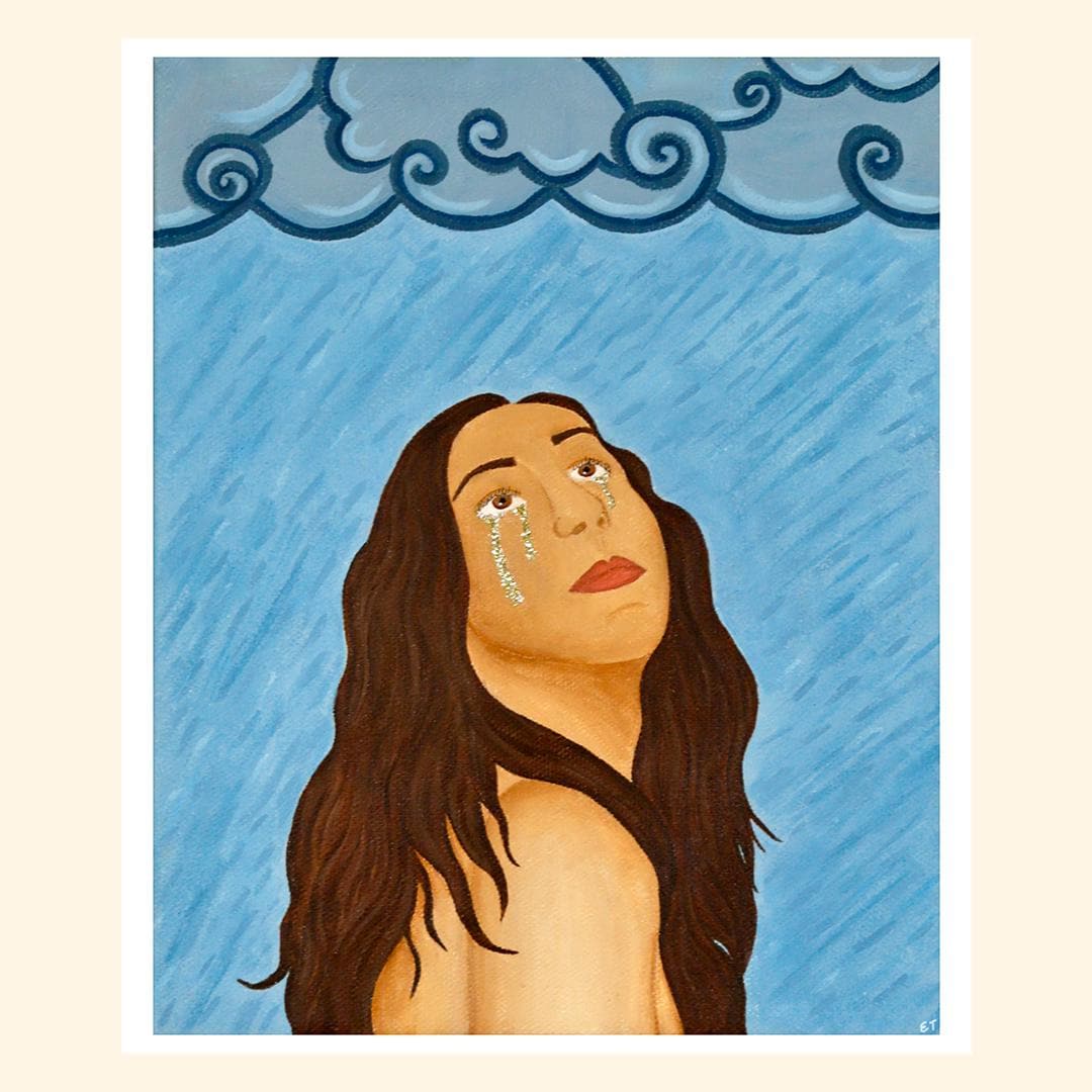 Only Happy When It Rains 5"x7" Print - Etsy