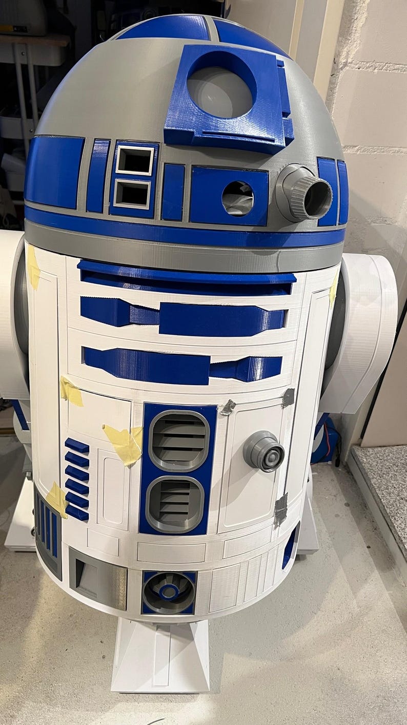 R2D2 One Piece Printed Dome - Etsy