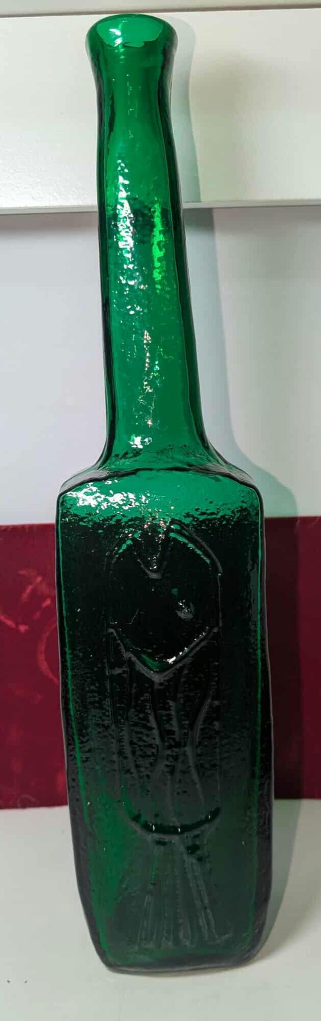 Indiana Handcraft Glass Fish Decanter 20" Wayne Husted Mid-century ...