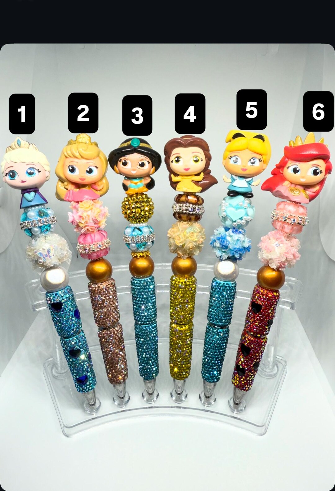 Cute Princesses Inspired Pens - Etsy