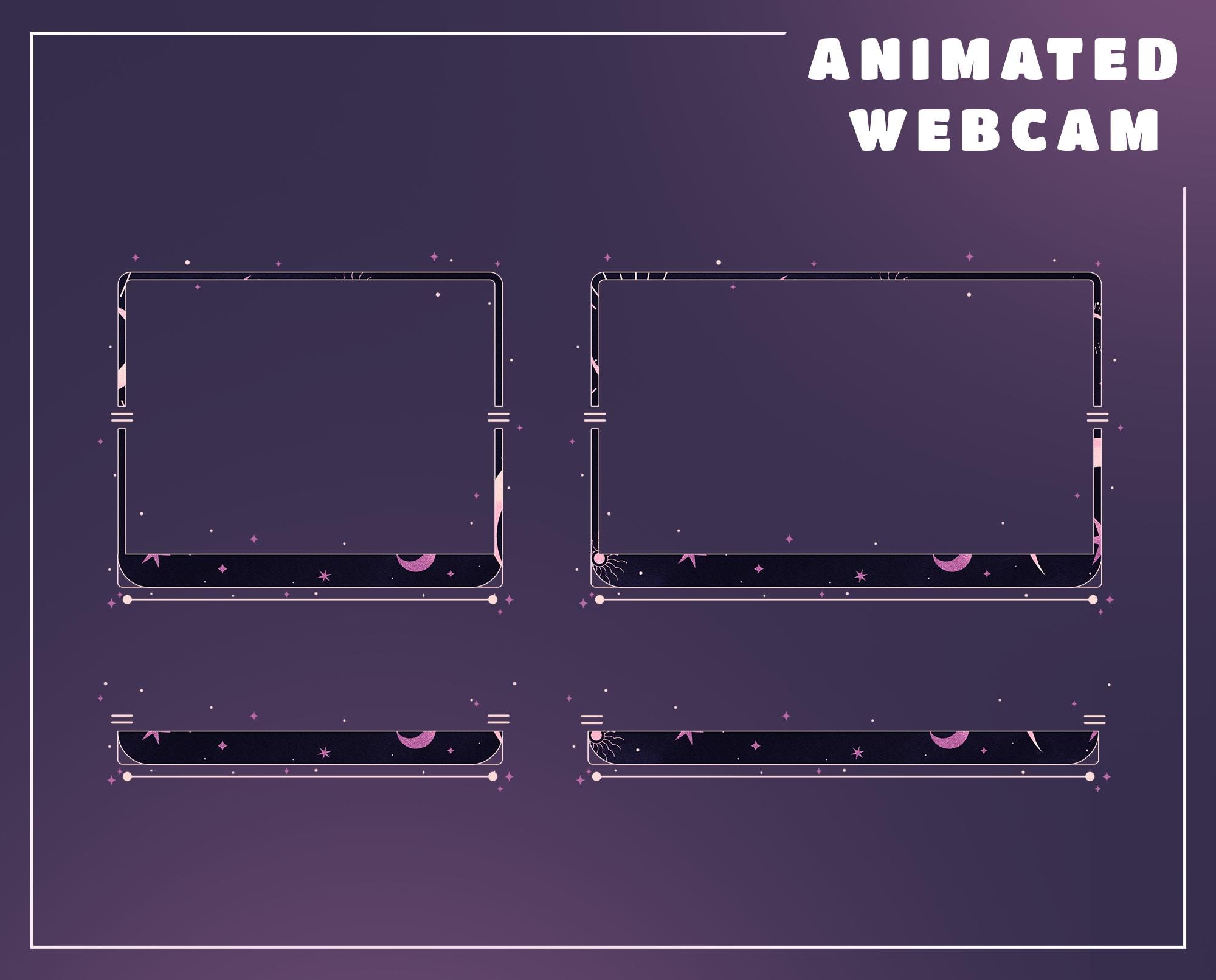 Animated Starlight Stream Overlay: Celestial Twitch Screens (digital ...