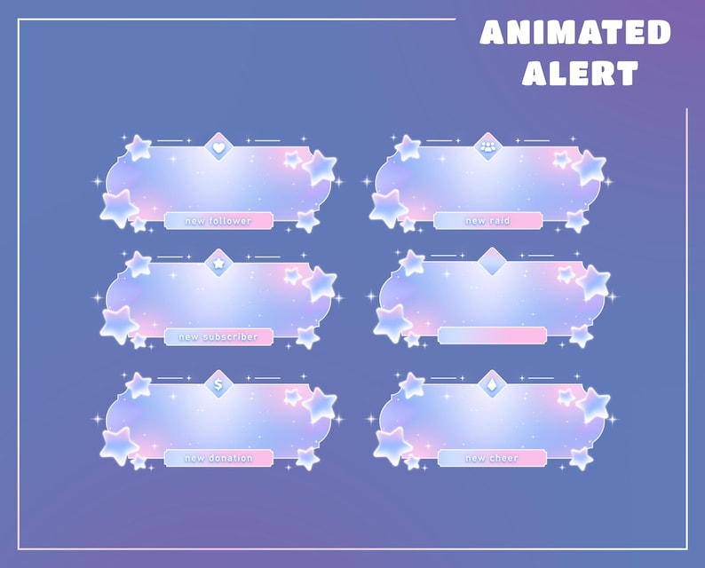 Star Glow Stream Overlay for Streamers – Fully Animated + Setup ...