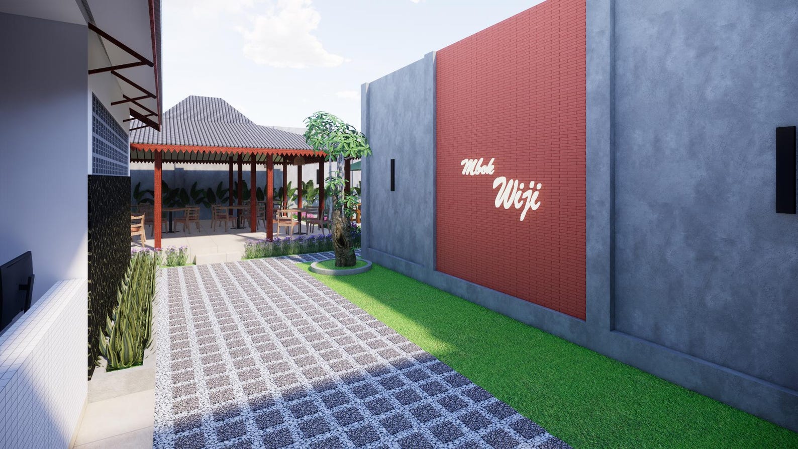 Custom Outdoor Restaurant Design, Outdoor Garden Café Patio Design ...