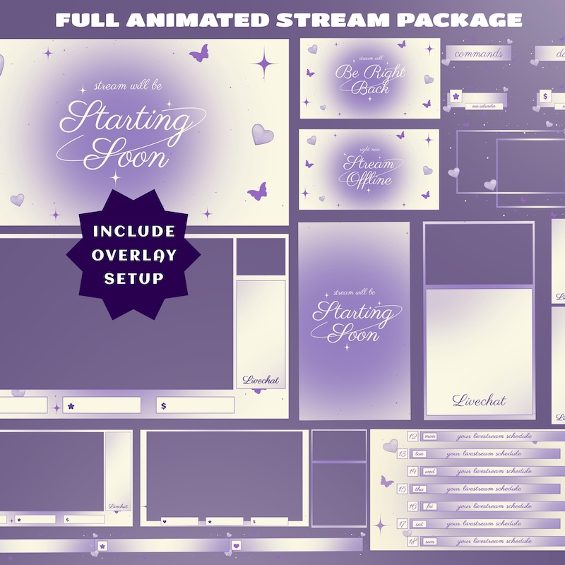 Tiktok Live Schedule - Etsy