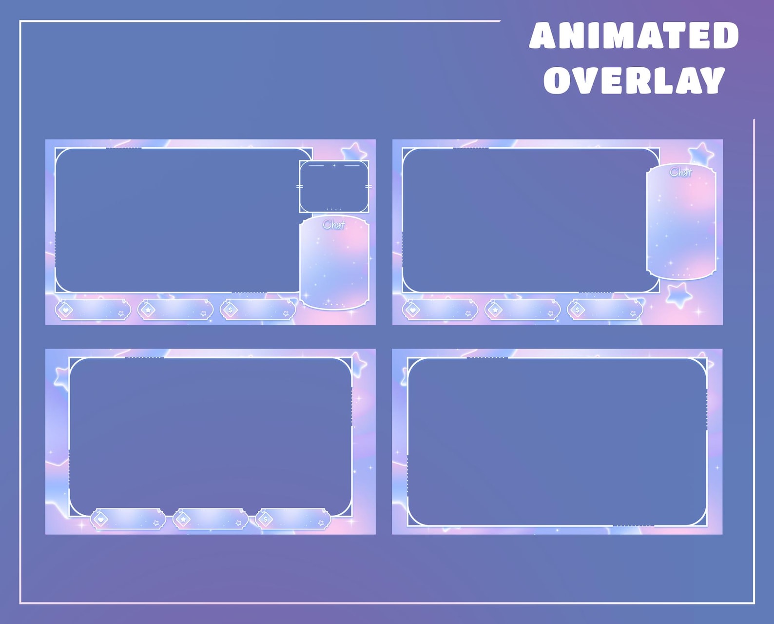 Star Glow Stream Overlay for Streamers – Fully Animated + Setup ...
