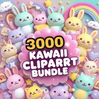 Kawaii Vegetables Clipart\ Cute Cartoon Vegetables Clip Art\ Cute ...