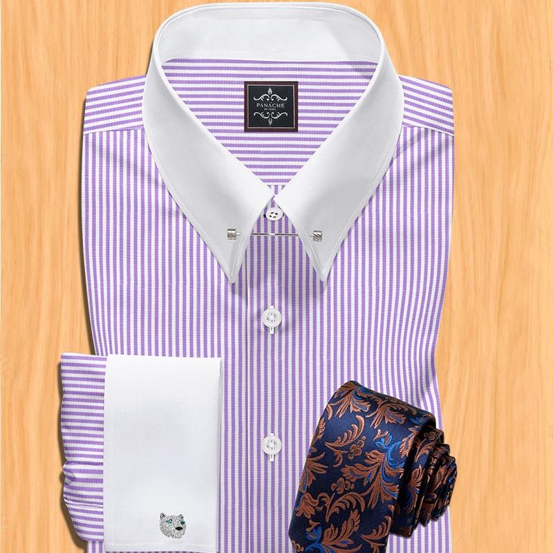 Striped French Cuff Shirt - Etsy