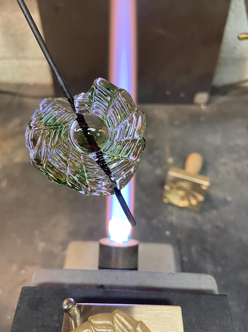 Wooden Heart Lamp-work Press 2 Part - Etsy