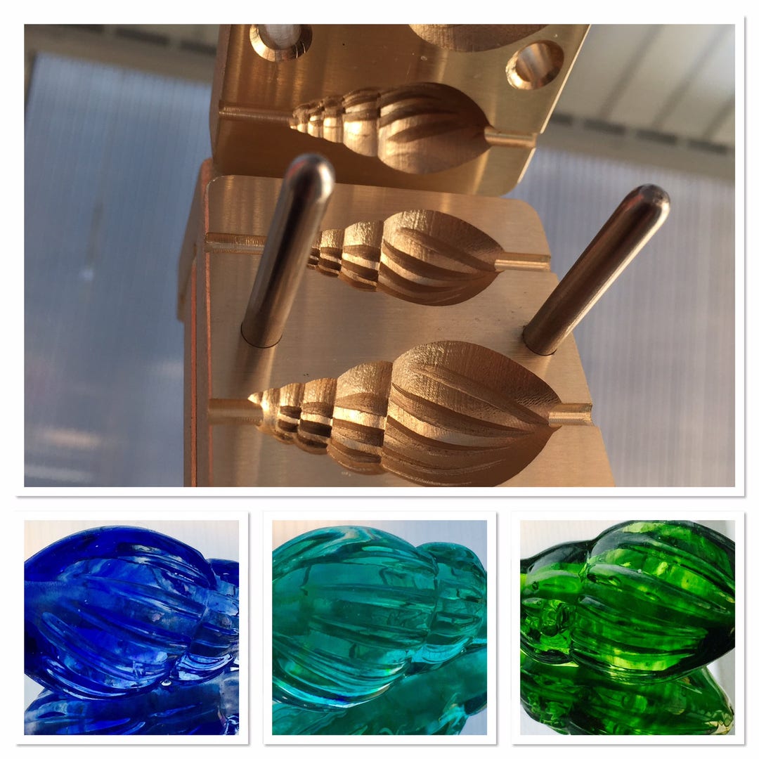 Shell Duo Press With Fluted Design - Etsy