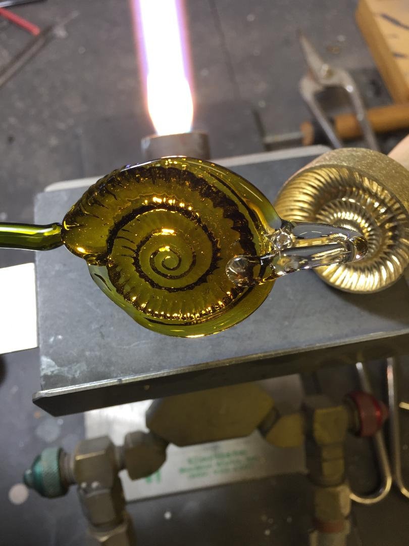 Ammonite Stamp 38mm Wide for Pendant Creation | Etsy