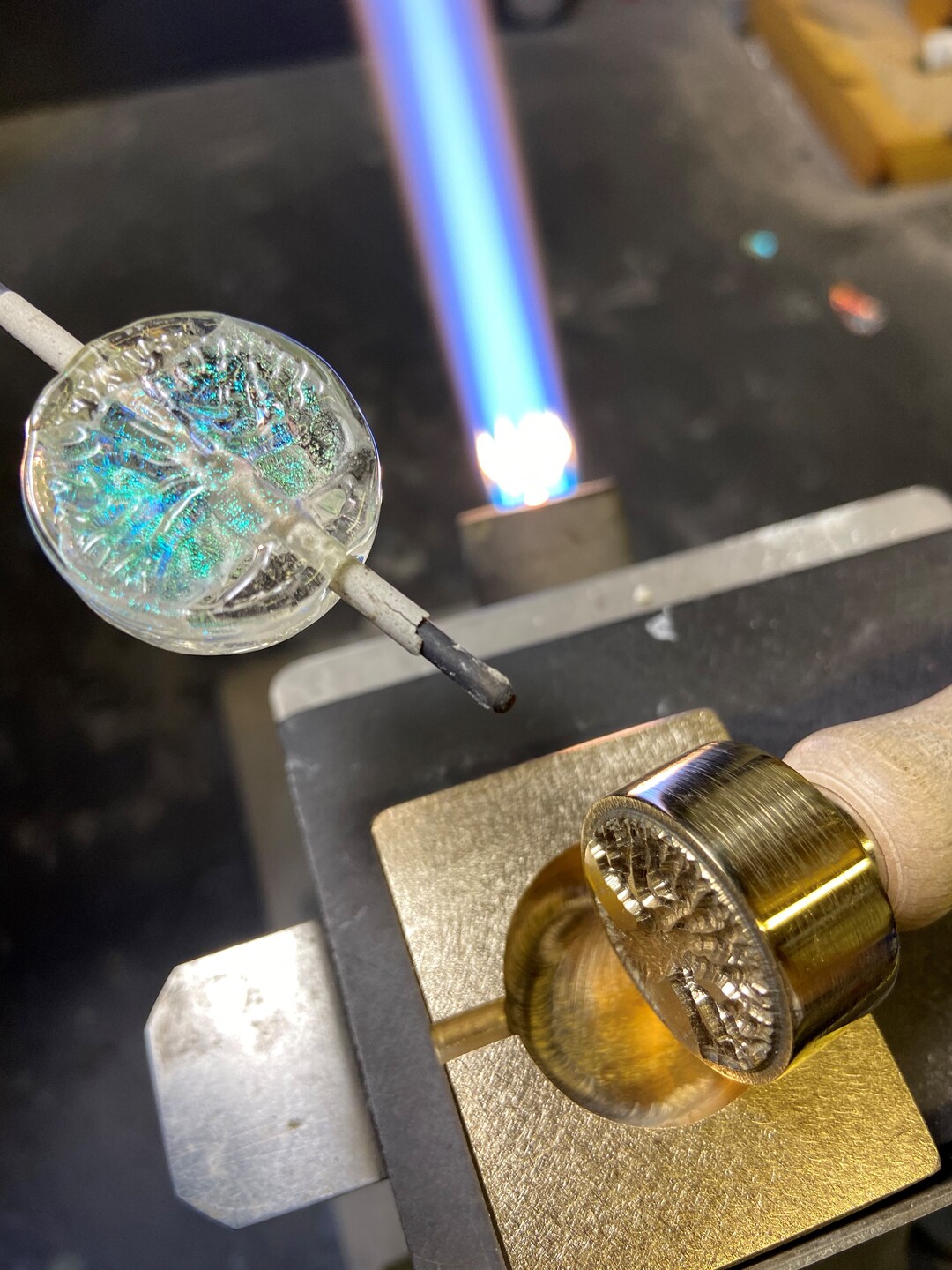 Tree of Life Brass Stamp and Shaping Base - Etsy