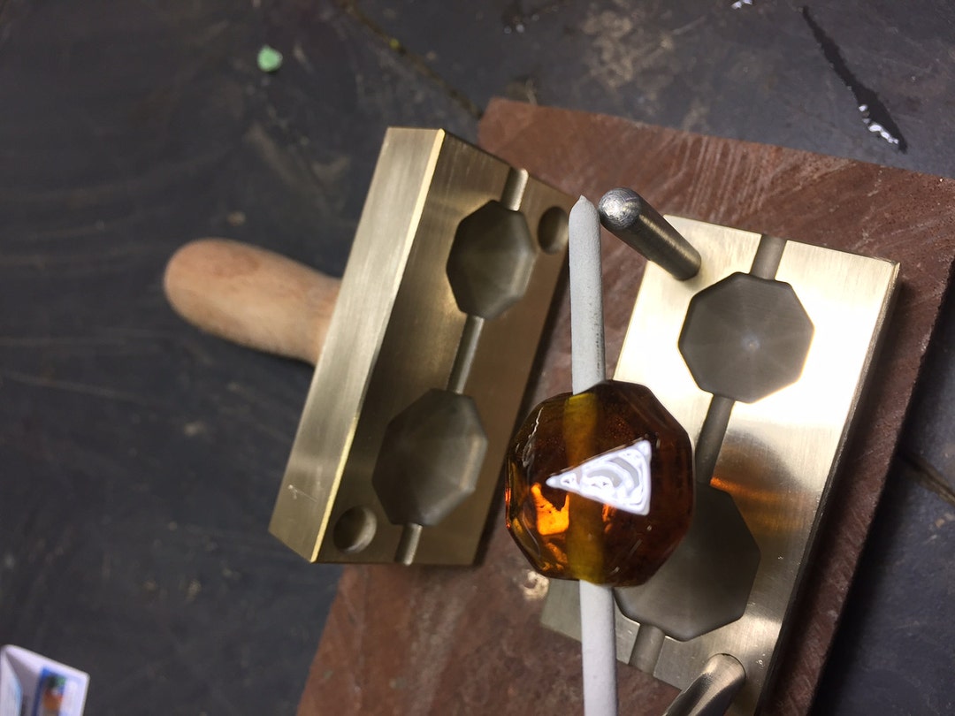 Double Diamond Duo Press for Lampwork Glass. 20mm and 15mm - Etsy