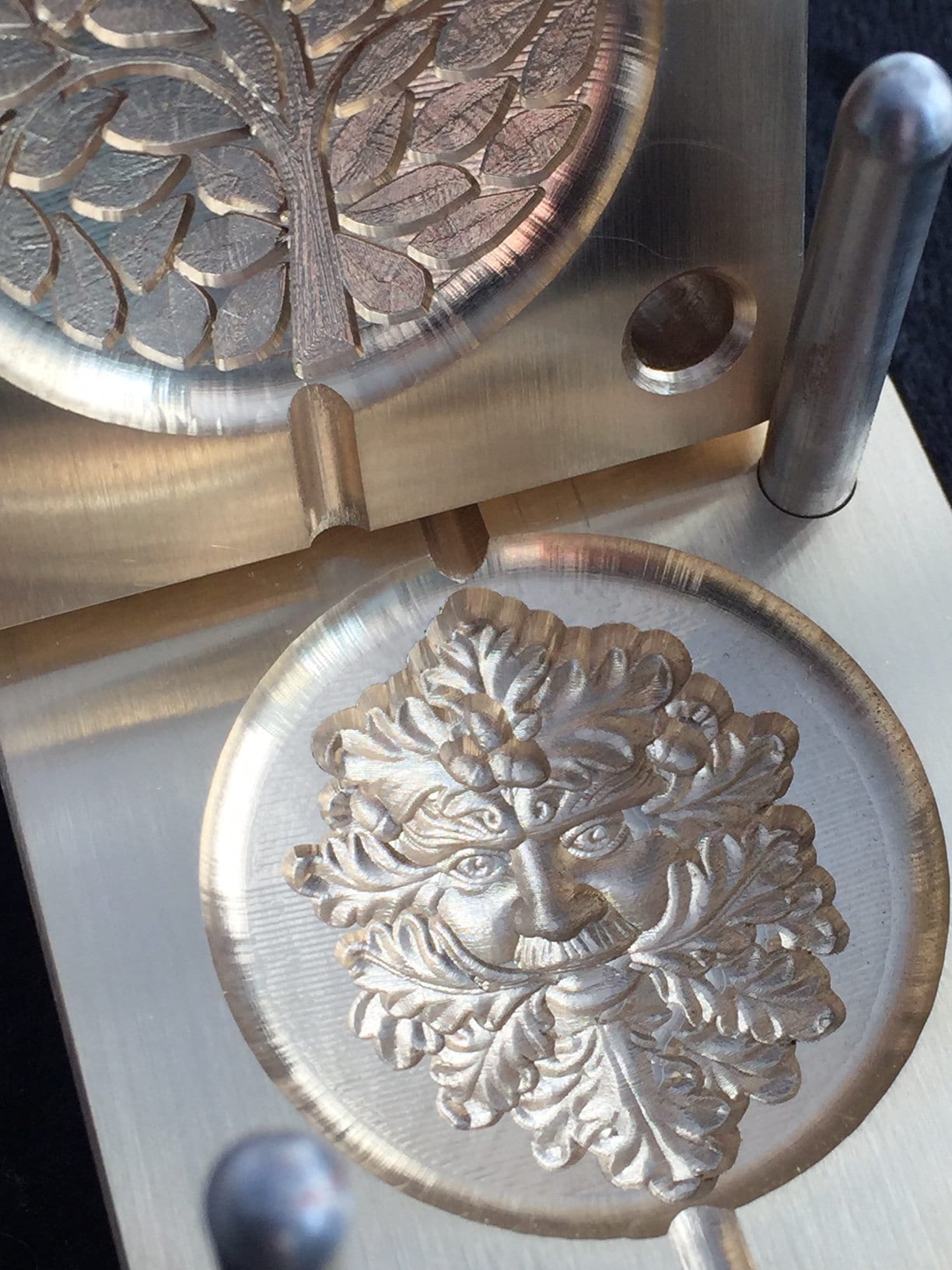 Green Man Lampwork Press Tool - Etsy UK