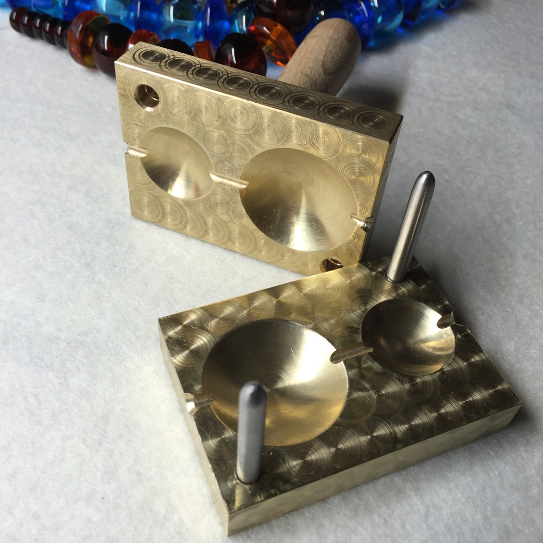 Lentil Duo Lampwork Press - 20mm and 30mm Can Be Used for Various Art ...