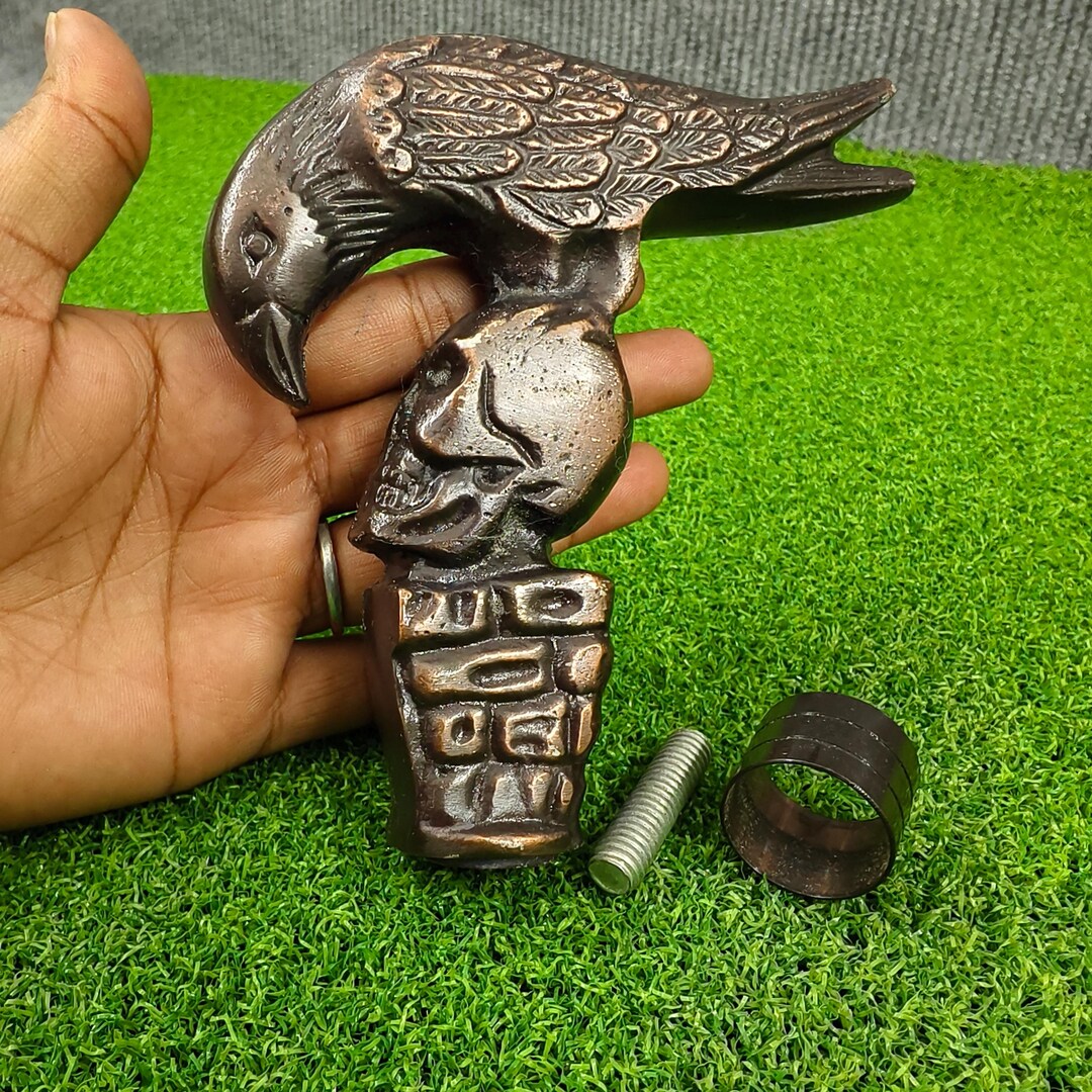 Nautical Crow Walking Stick Handle Antique Black Finish 11 CM - Etsy