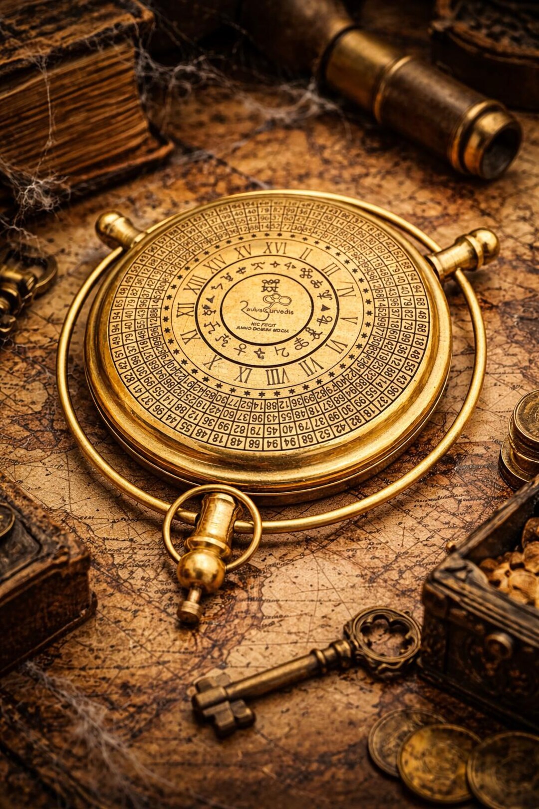 Golden Compass Alethiometer His Dark Materials Prop | Symbol Reader ...