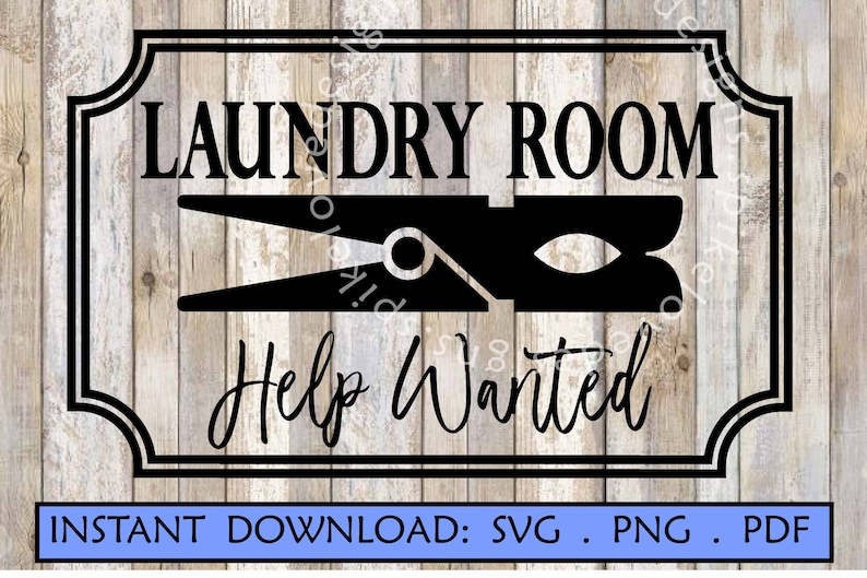 Laundry Room Help Wanted SVG Self Service Laundry Fluff and - Etsy