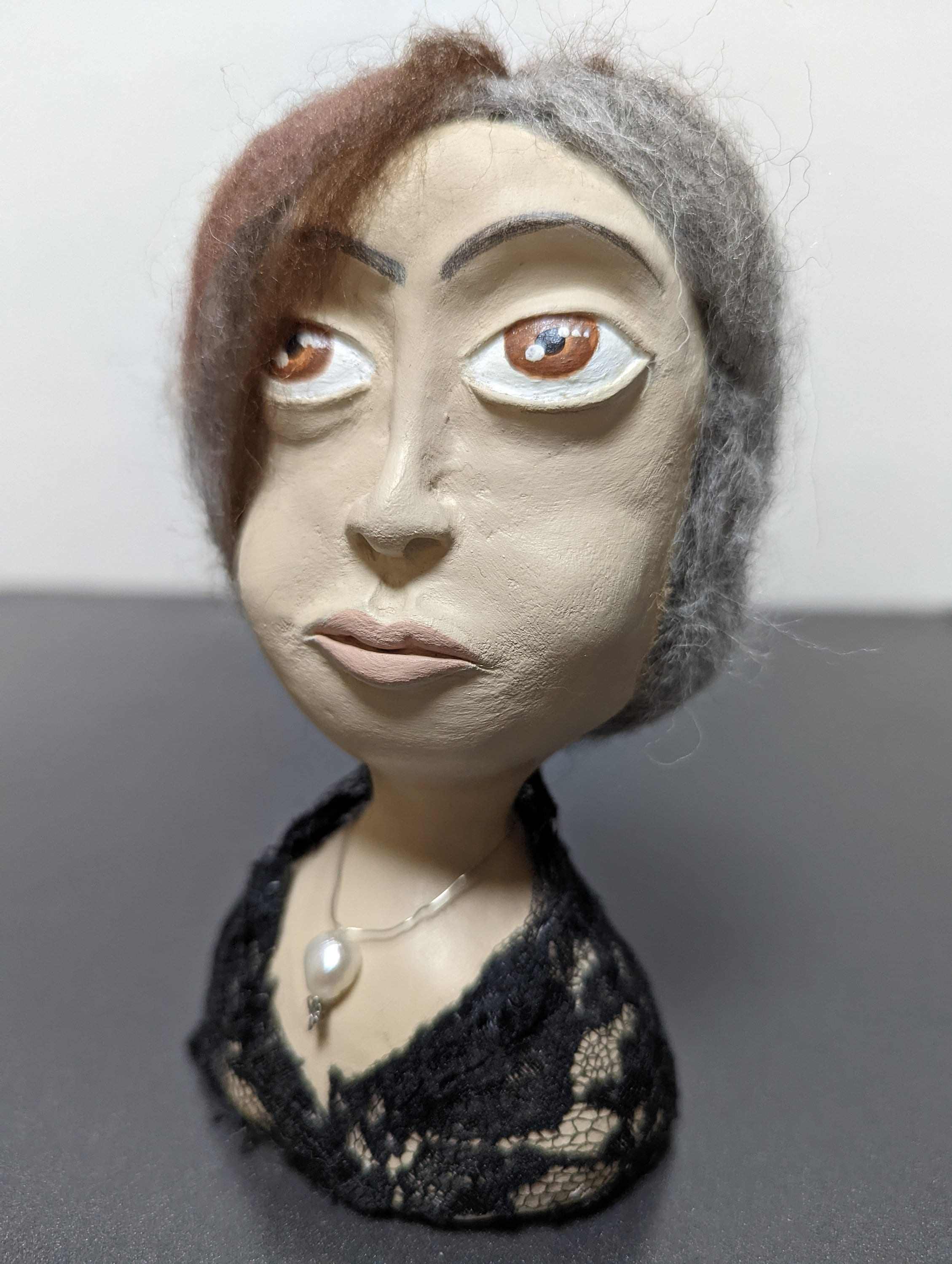 African American Black Art Doll Sculpture OOAK Original Handmade Paper ...