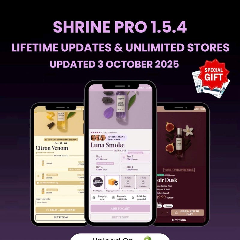Shopify Shrine Template - Etsy UK