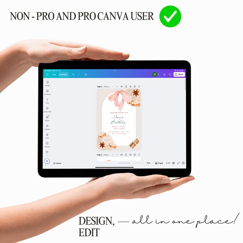 Cinnabon Birthday Invitation | Customizable Printable Template ...