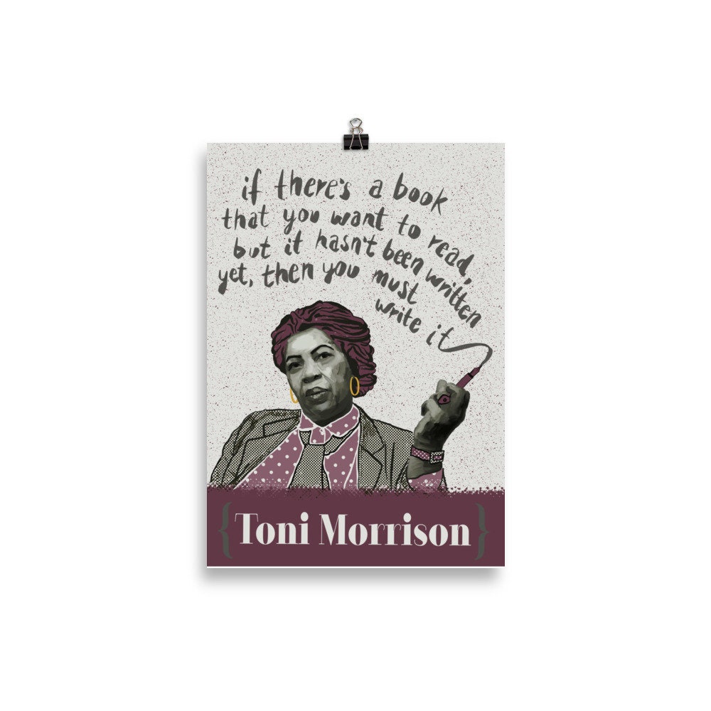 Toni Morrison Poster - Etsy