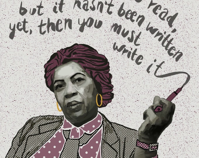 Toni Morrison Poster - Etsy