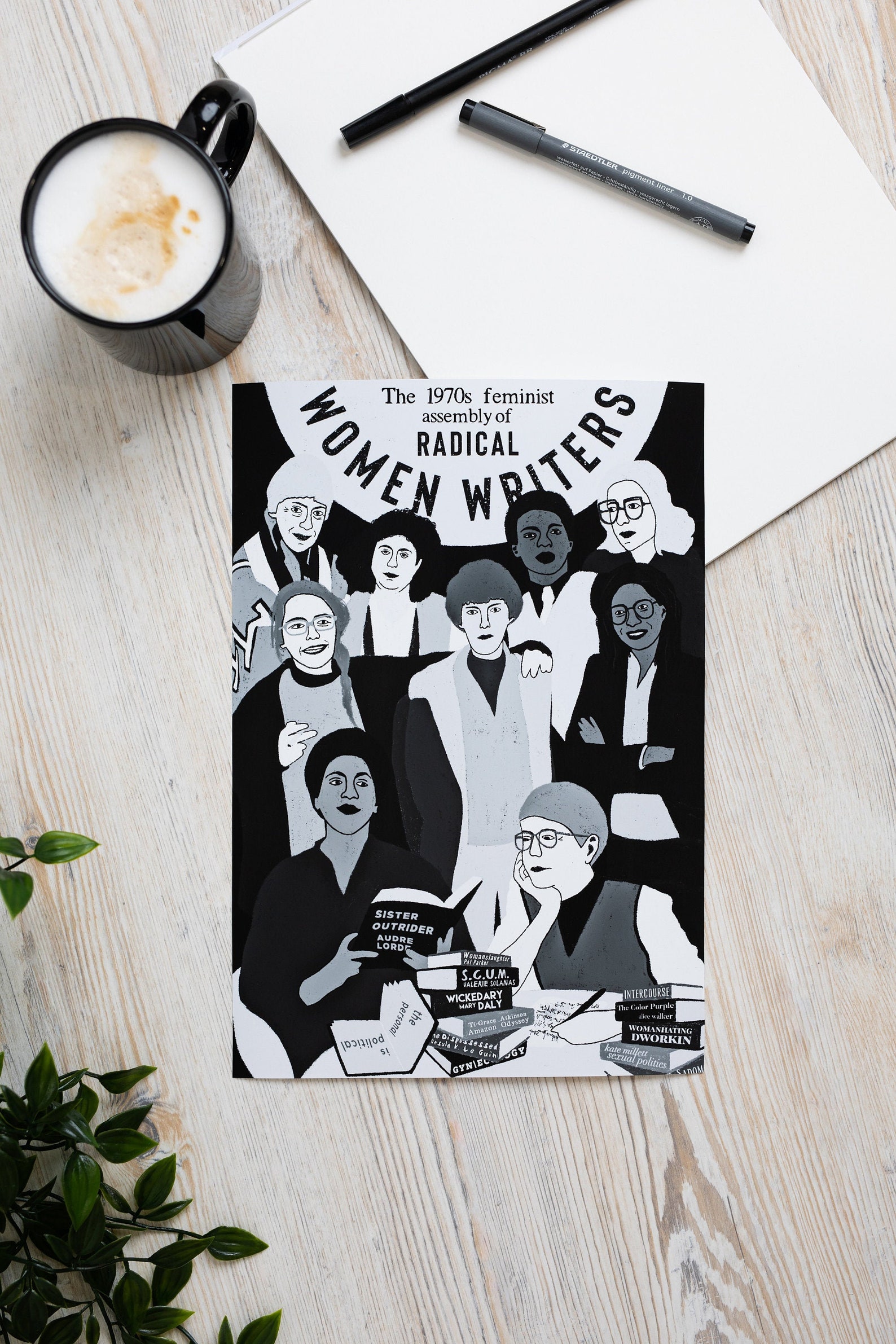 The 1970s Feminist Assembly of Radical Women Writers Poster | Etsy