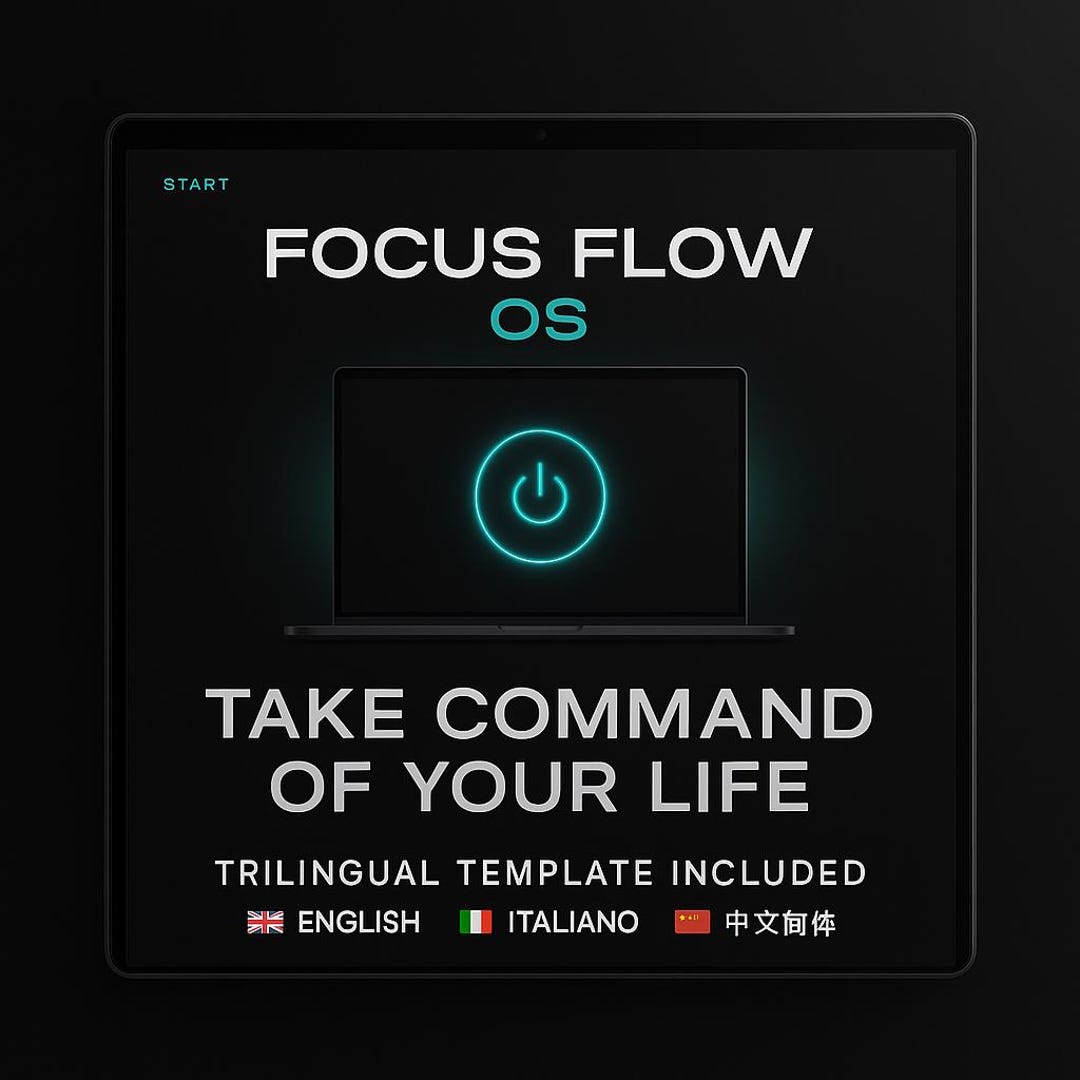 Focus Flow OS – Notion Productivity Template | Daily Planner, Habit ...