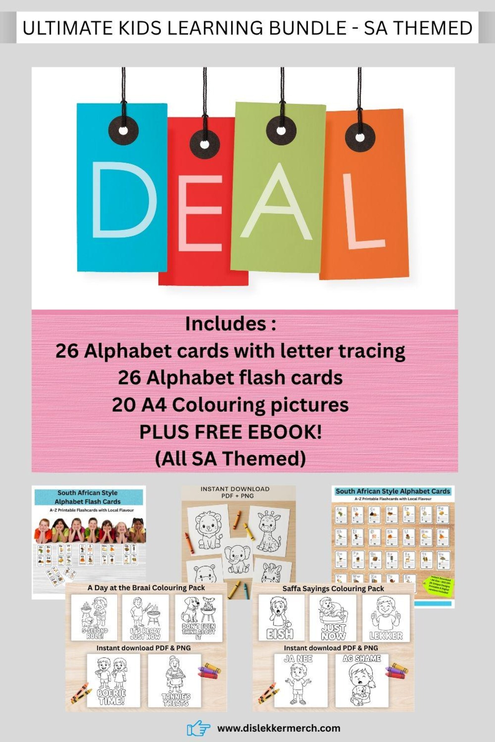 Ultimate SA Kids Learning Bundle | Alphabet Tracing, Flashcards ...