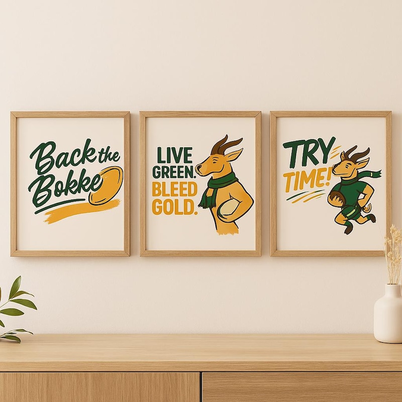 Springbok Rugby Png Downloads - Etsy