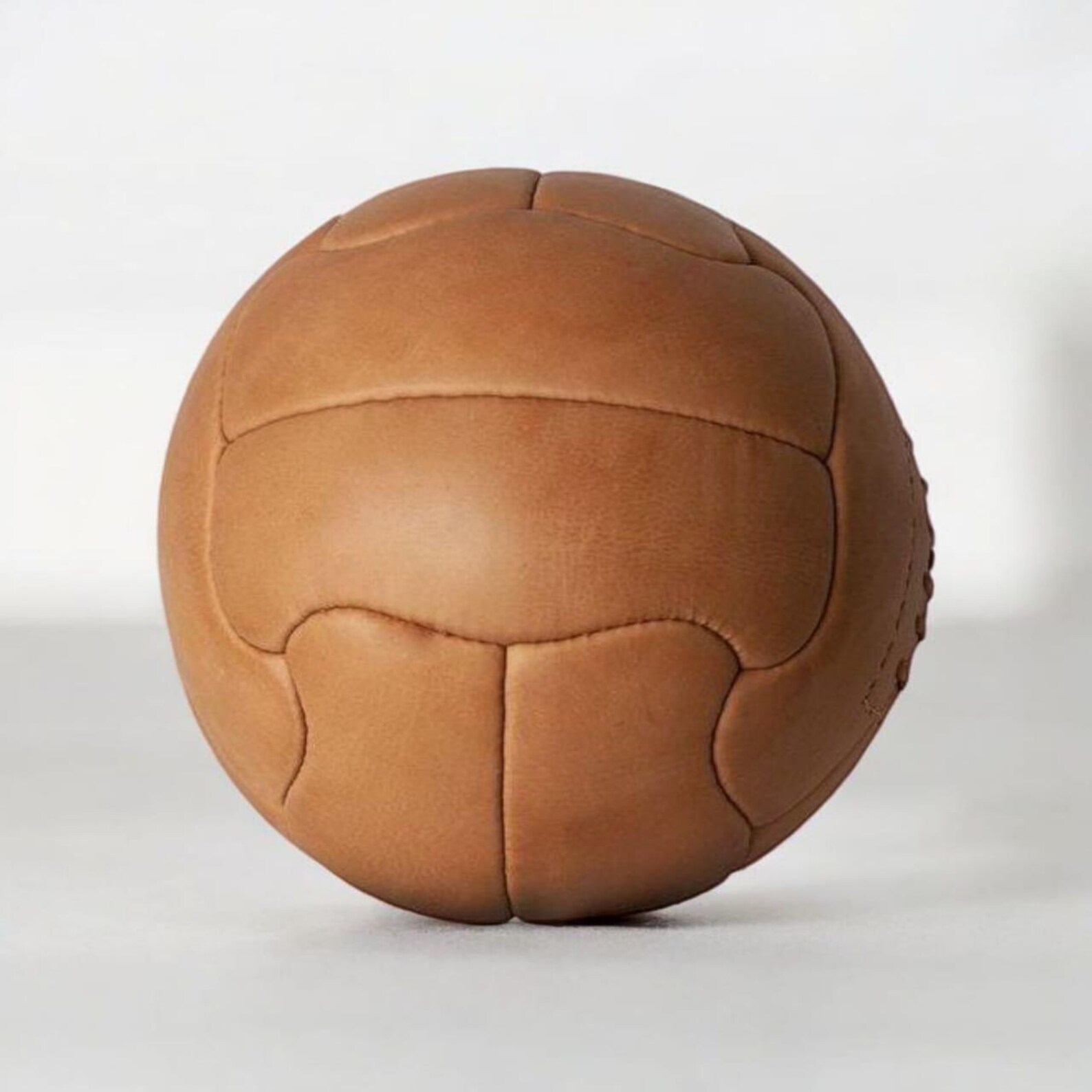 Vintage Handmade Leather Football – Retro Classic Soccer Ball, Hand ...