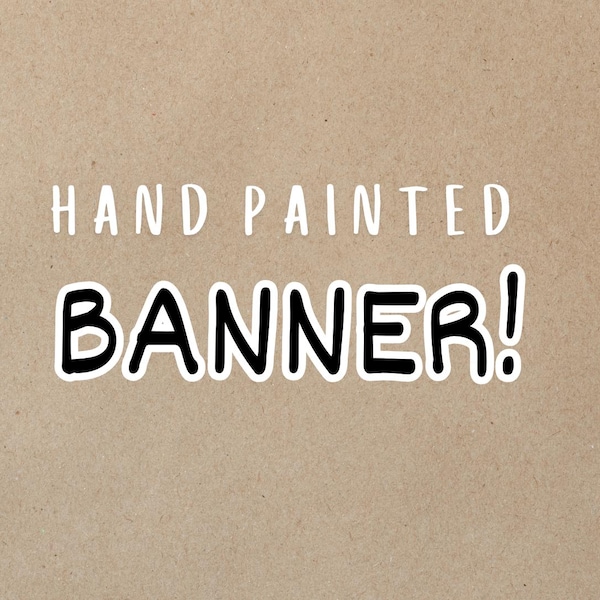 Hand Painted Banners - Etsy